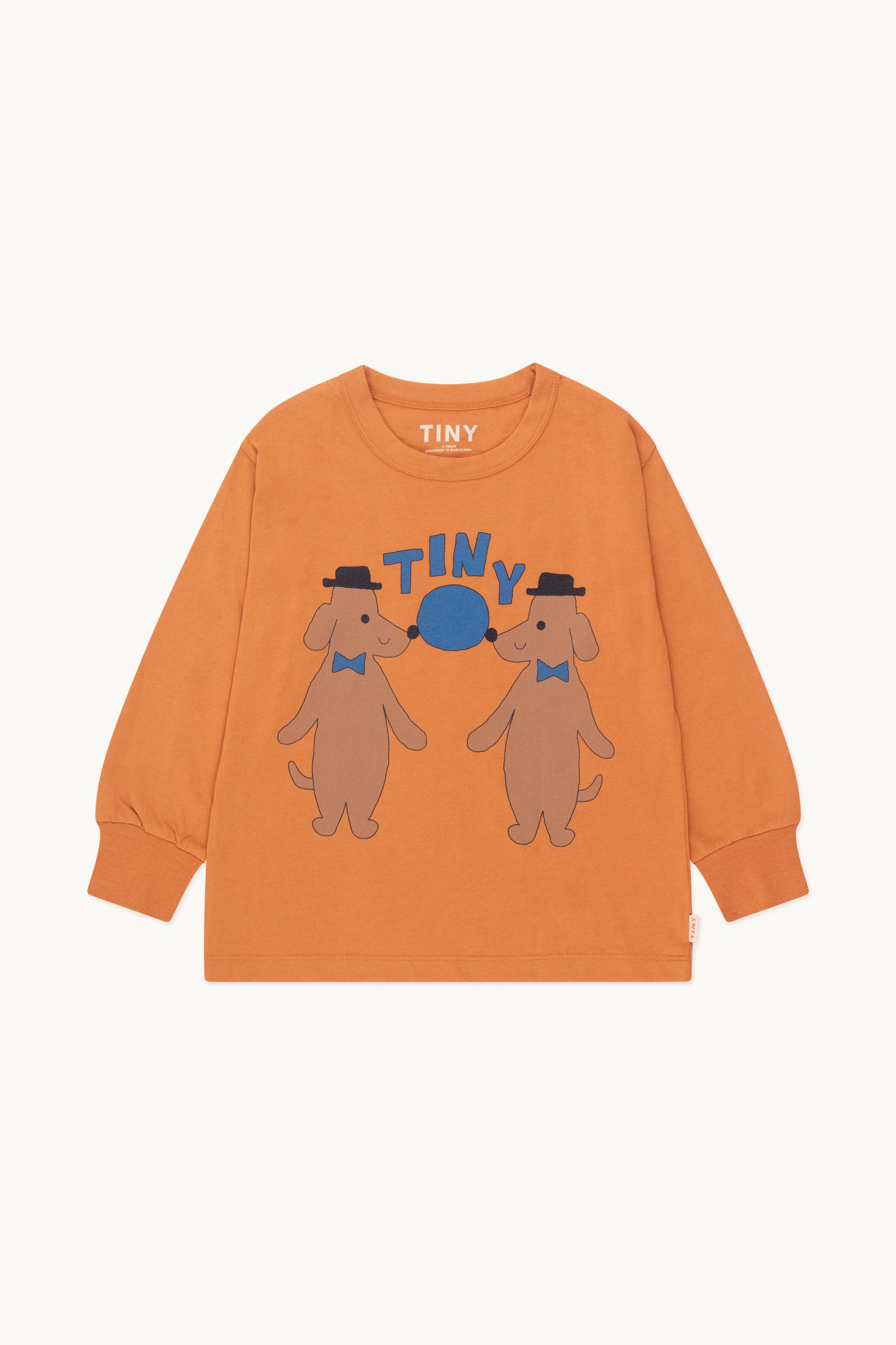 Tiny dogs tee light rust | TINY