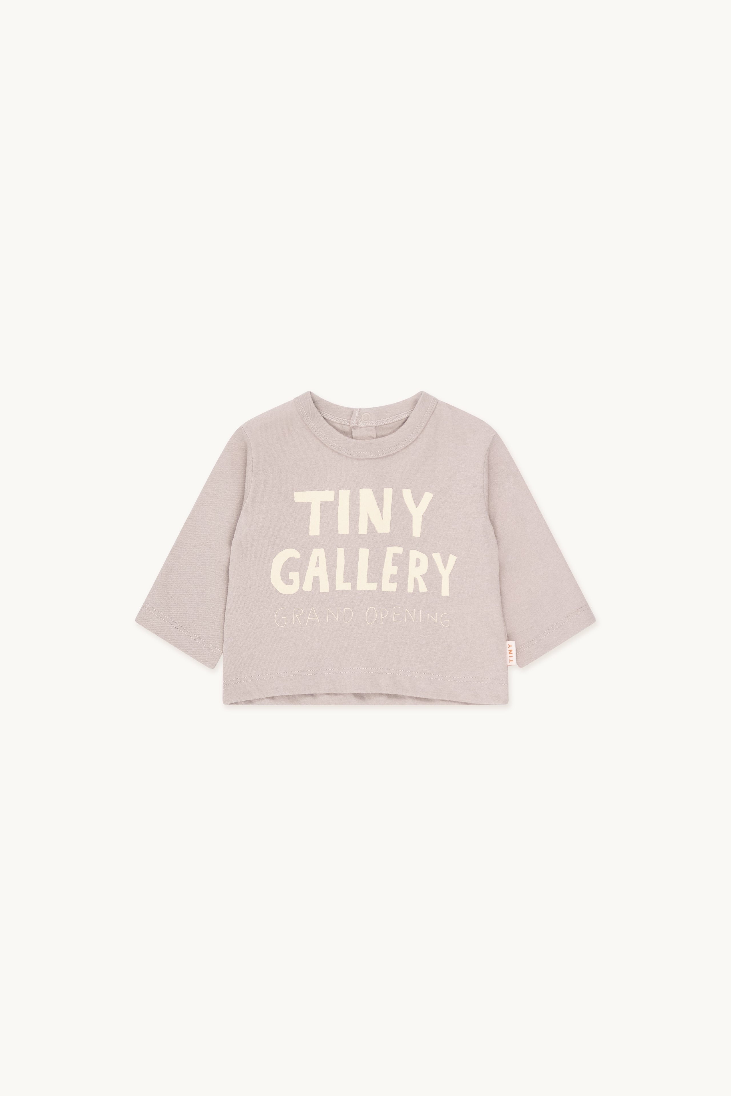 Tiny gallery baby tee taupe | TINY