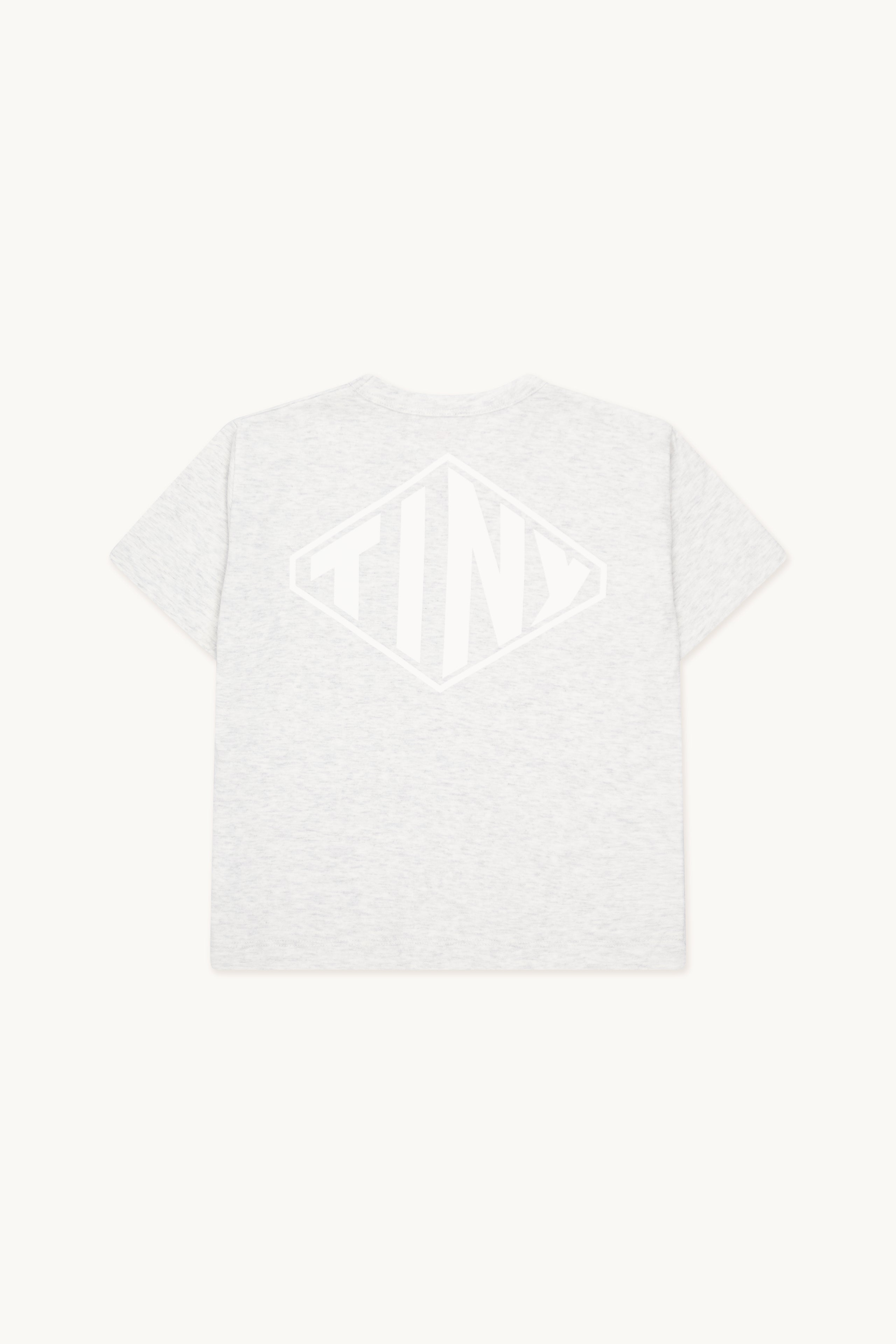 Diamond tiny tee light grey heather | TINY