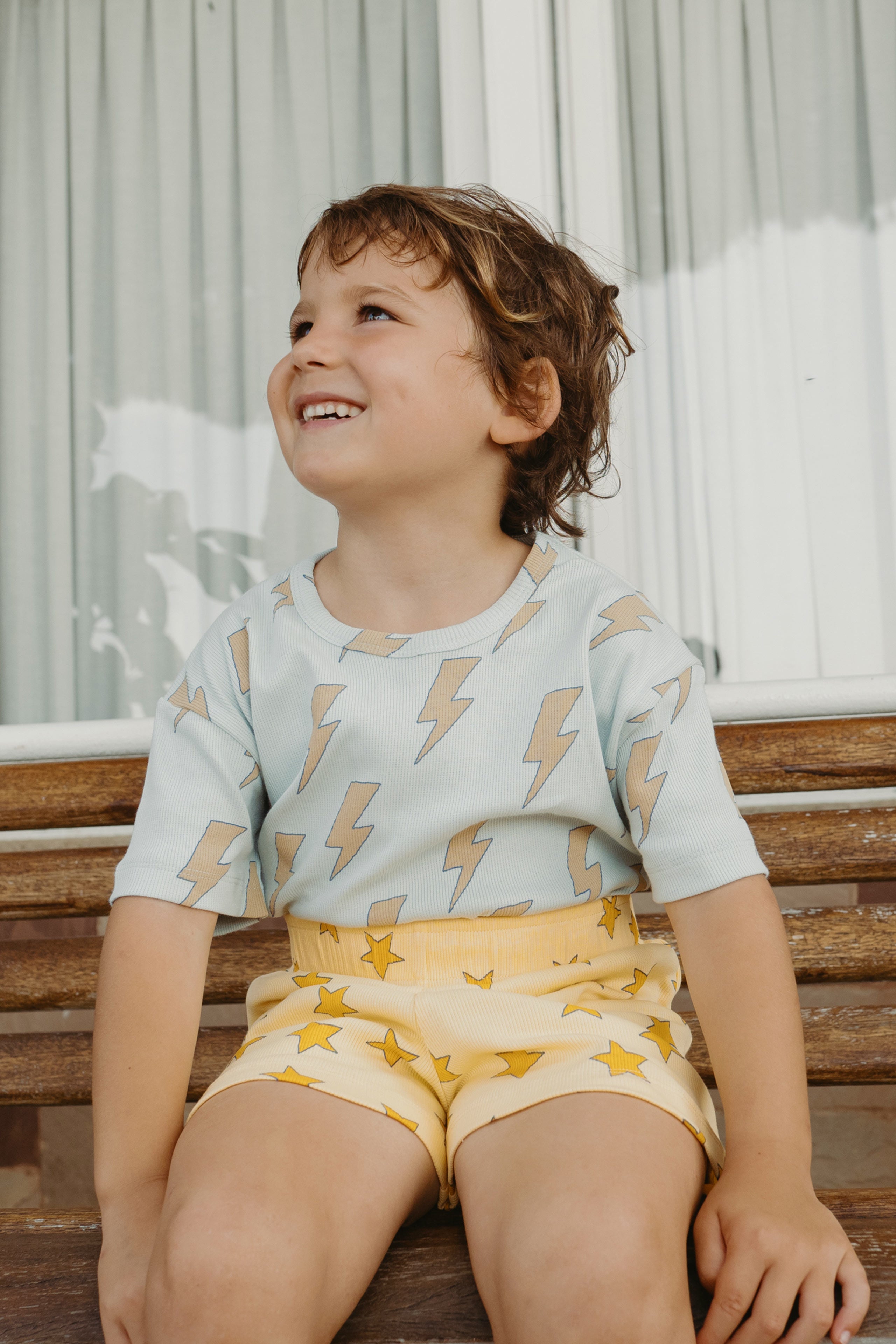 Lightning skirt jade grey | TINY