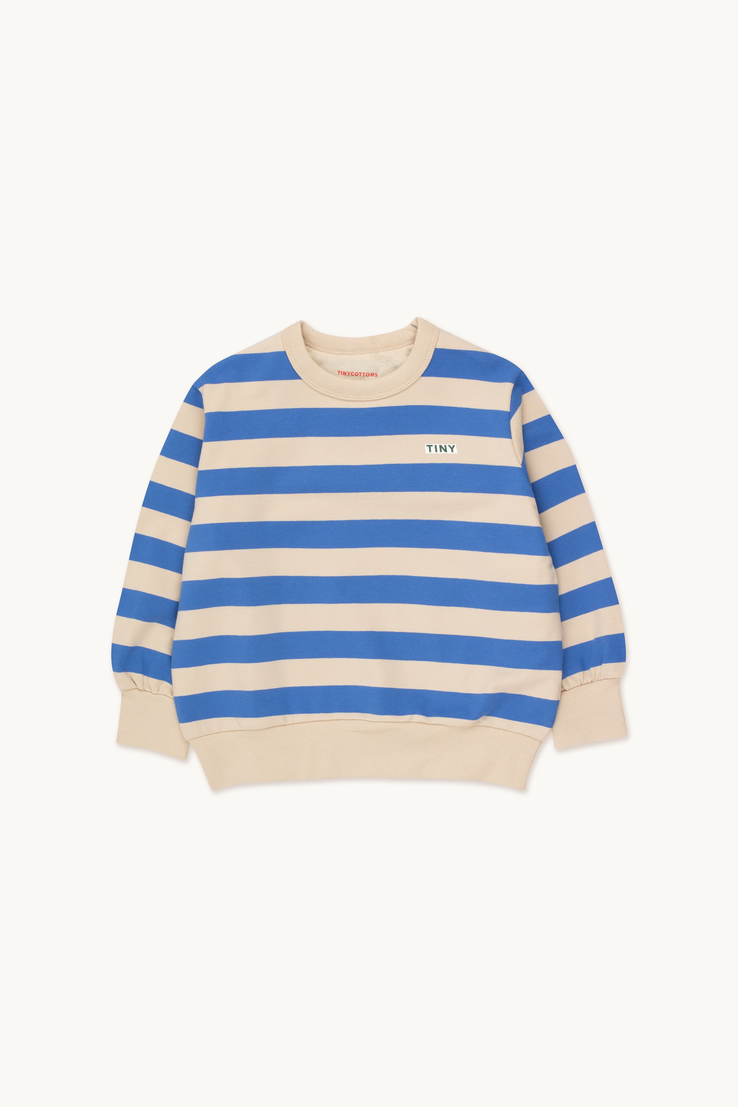 Stripes sweatshirt vanilla/ultramarine | TINY