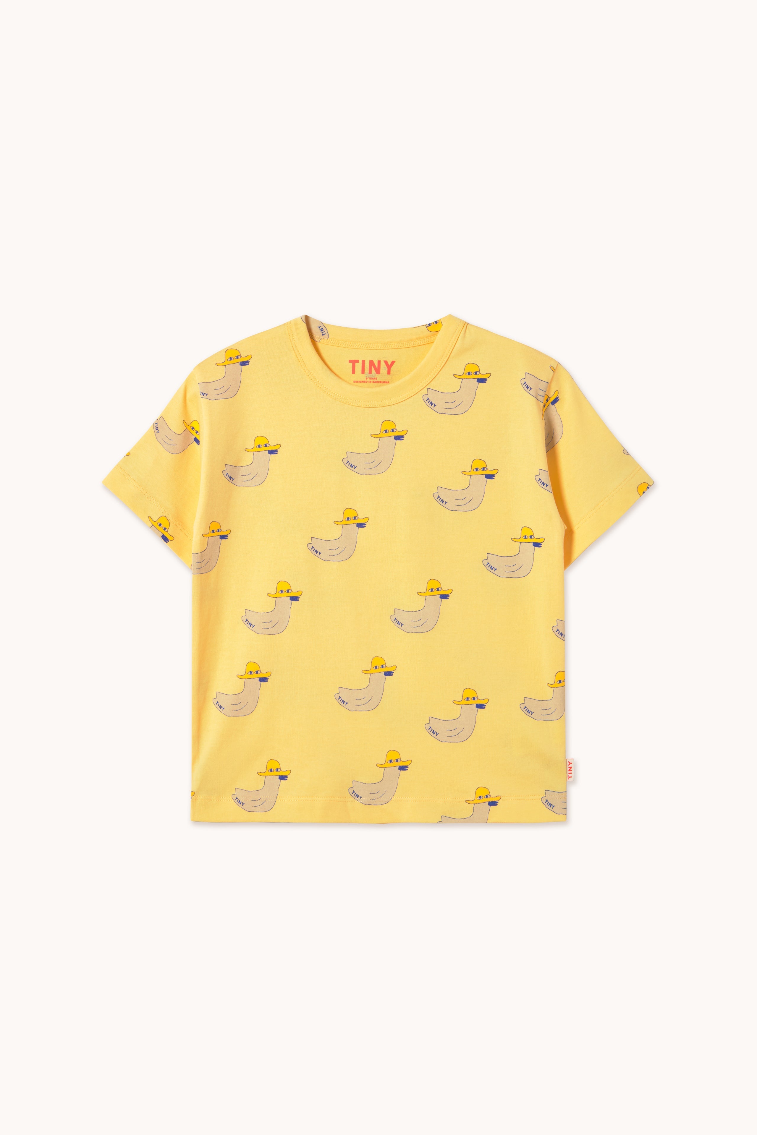 DUCKS TEE mellow yellow | TINY