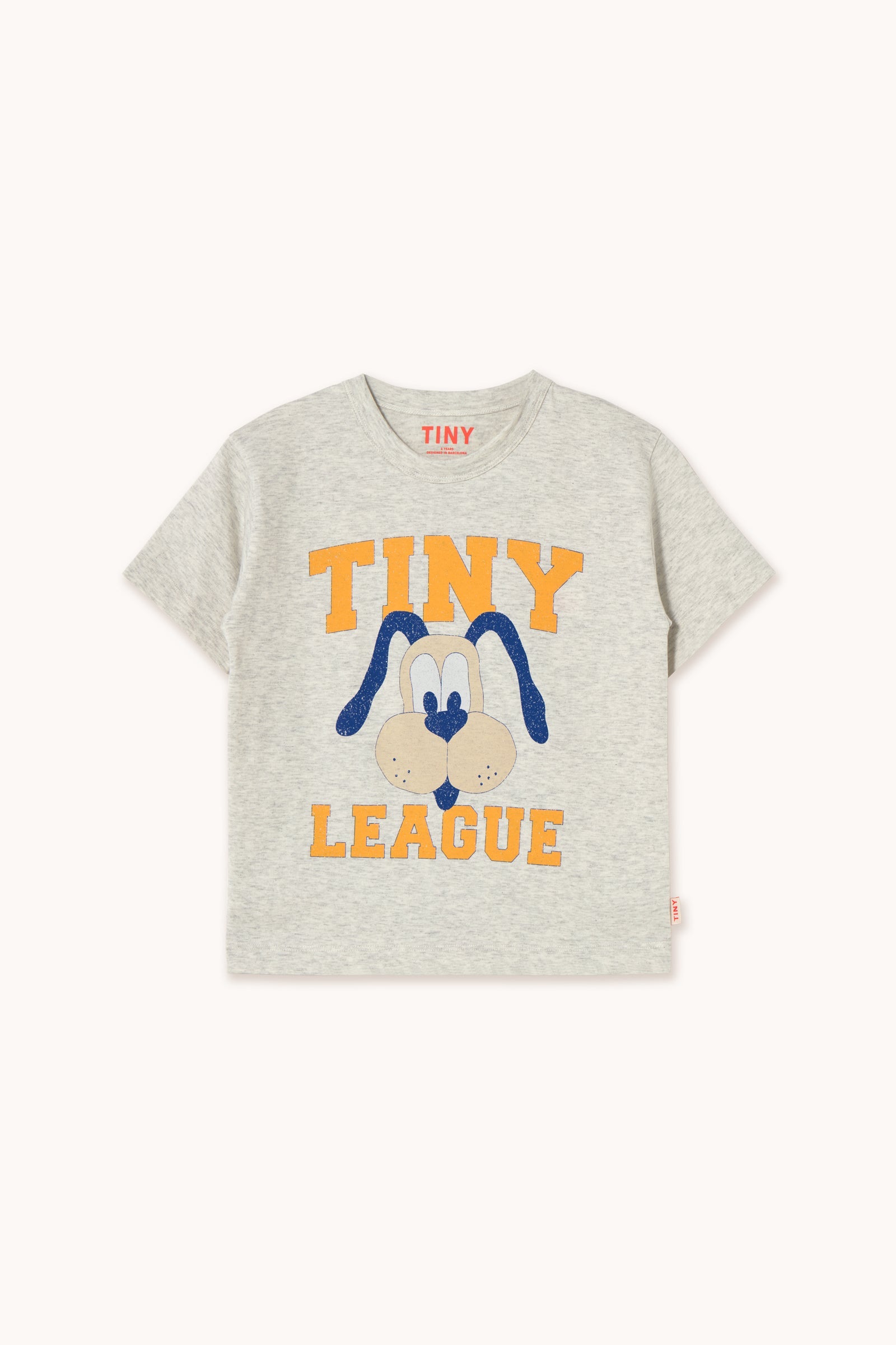 TINY LEAGUE GRAPHIC TEE light grey heather | TINY