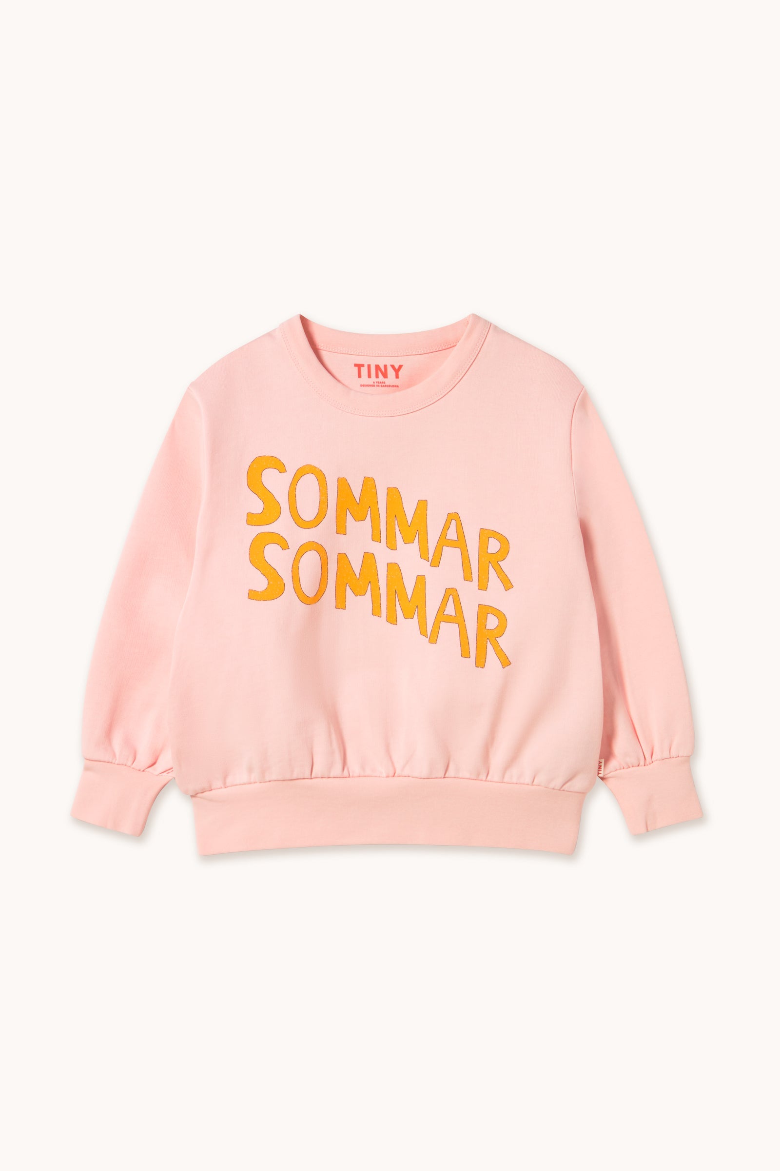 SUDADERA SOMMAR GRAPHIC rosa pastel | TINY