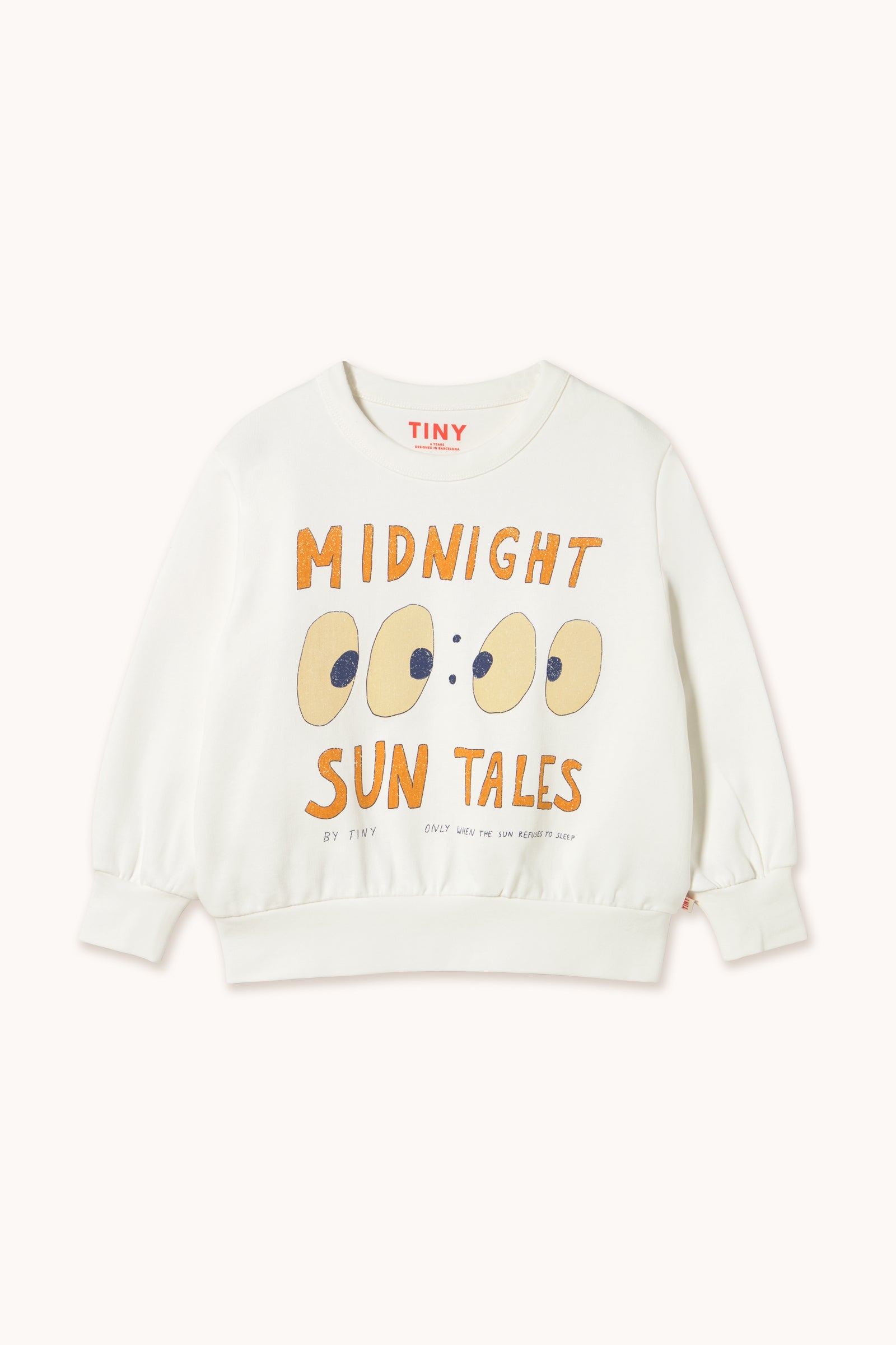 SUDADERA MIDNIGHT GRAPHIC blanco | TINY