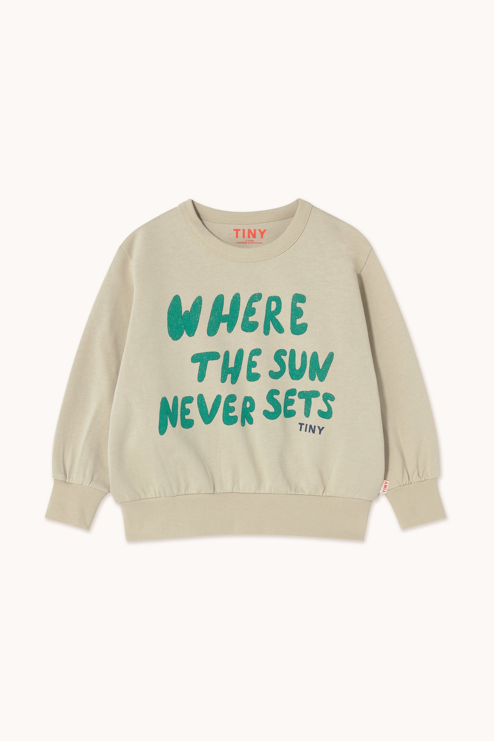 THE SUN GRAPHIC SWEATSHIRT dark vanilla | TINY