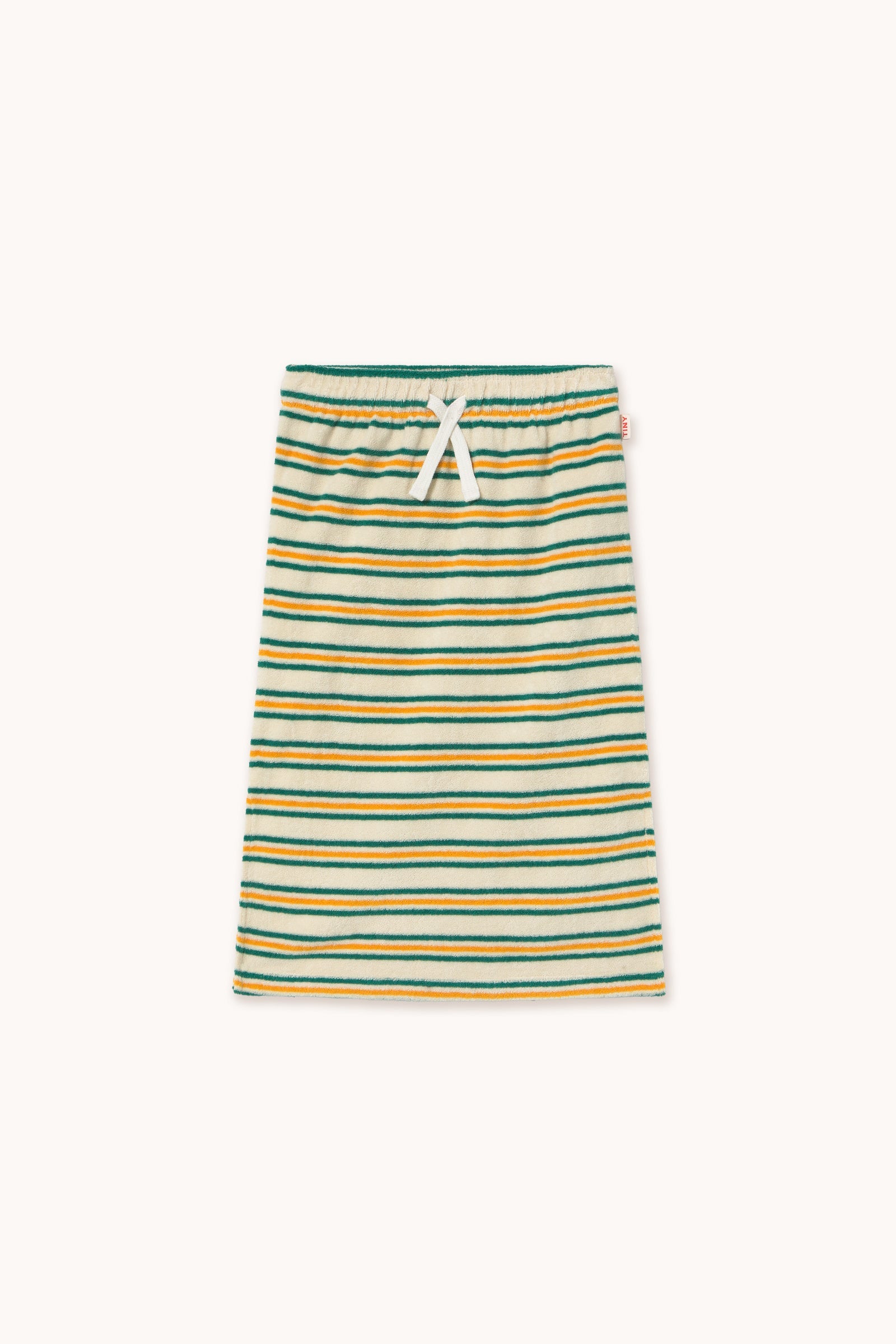 STRIPES MULTICOLOR LONG SKIRT light cream | TINY